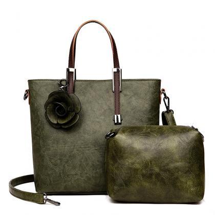Retro Huge Space Women Bag Set ( 2 Bag Set) on Luulla