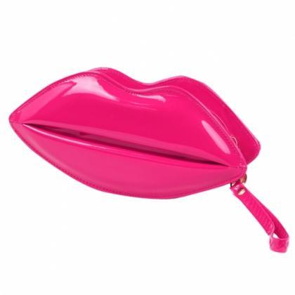 Fashion Sexy Women Lady Evening Party Lip Clutch Chain Shouder Bag ...