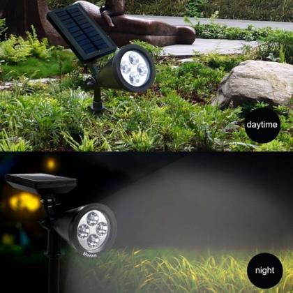 Homdox Outdoor Waterproof Led Solar Spotlight Garden Lawn Landscape ...