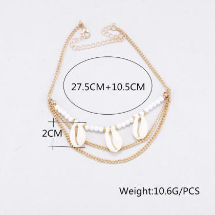 Natrual Shell Tassel Anklet Armlet on Luulla