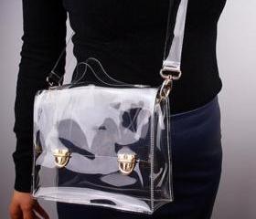 Transparent Pvc Crossbody Handbag on Luulla