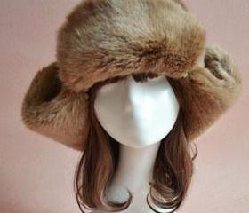 Fashion Faux Fur Hat Cap For Winter Fuzzy Cap on Luulla