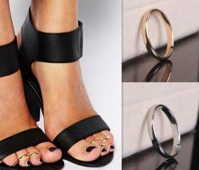 Fashion Smooth Adjustable Foot Ring on Luulla