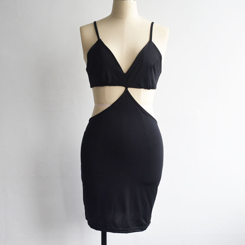 2017 Condole Belt Strapless Sexy Midriff Bodycon Dress on Luulla