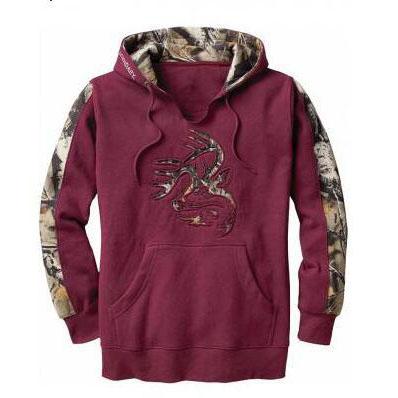 Leopard Print Patchwork Slim Sport Hoodie on Luulla