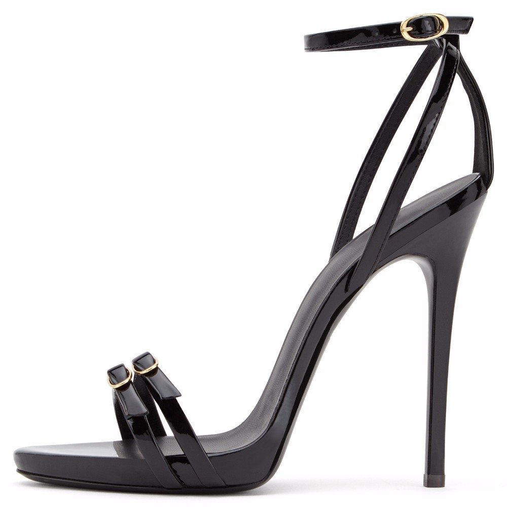 Open Toe Straps Ankle Wrap Stiletto High Heels Sandals on Luulla