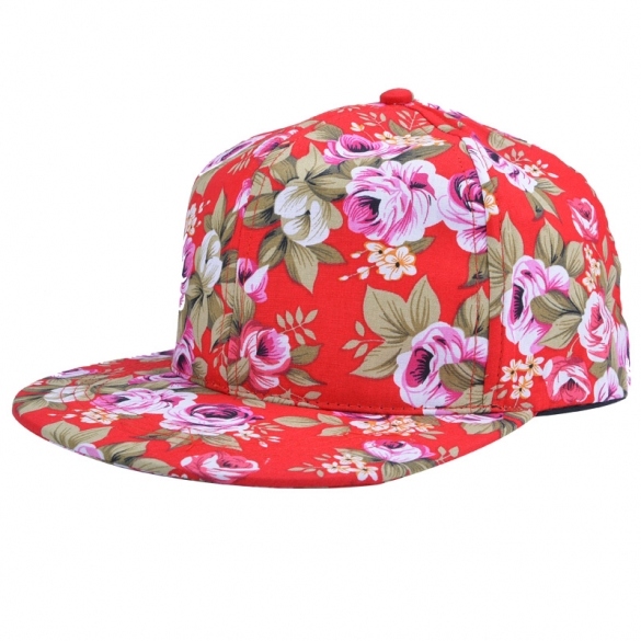 Floral Flower Snapback Adjustable Fitted Men's Women's Headwear on Luulla