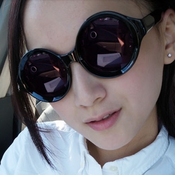 Vintage Style Unisex Round Goggles Sunglasses Glasses Eyewear Plastic ...