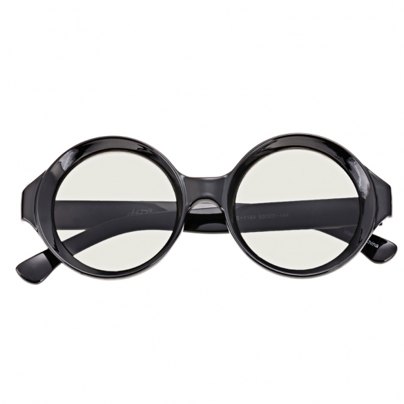 Vintage Style Unisex Round Goggles Sunglasses Glasses Eyewear Plastic ...