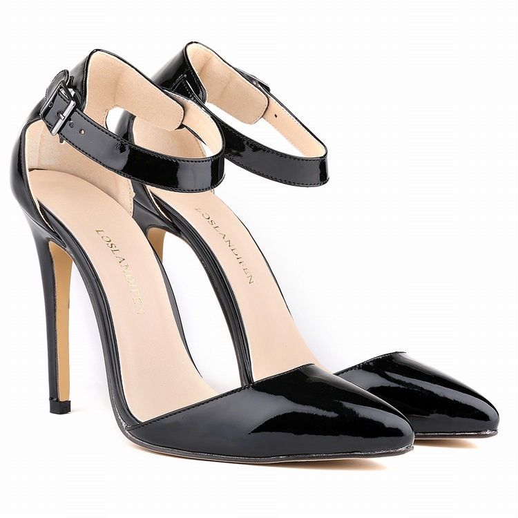 Beauty Pointed High Heel Patent Leather Shoes on Luulla