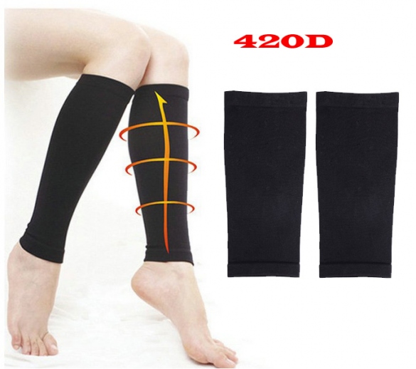 Thin Leg Calves Shaper Burn Plus Size Socks Compression Stovepipe ...