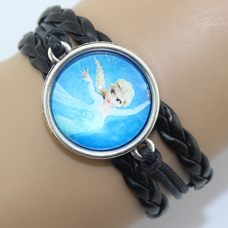 Frozen Time Diamond Handmade Cartoon Bracelet on Luulla