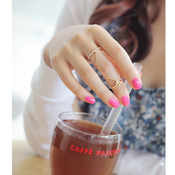 Beautiful Double Ring Multi-finger Ring on Luulla