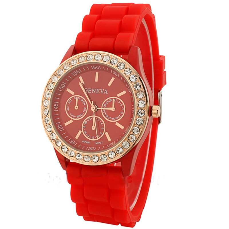 Casual Style Silica Gel Three Eyes Watch on Luulla