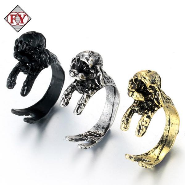 Cute Cute Poodle Pug Ring Opening on Luulla