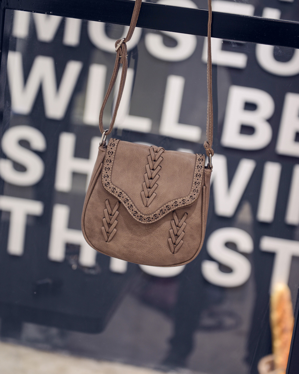 Vintage Hand Rope Pattern Crossbody Bag on Luulla