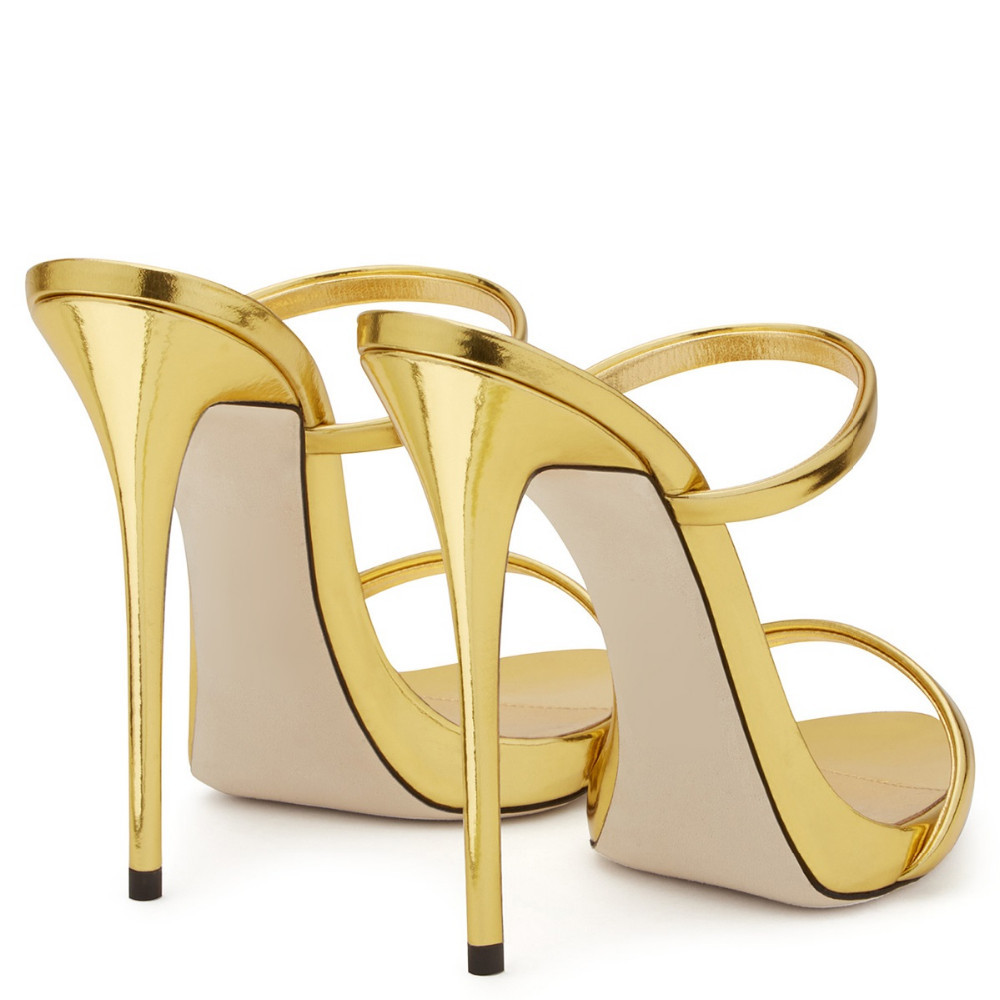 Simple Style Open Toe Stiletto High Heel Slipper Sandals on Luulla