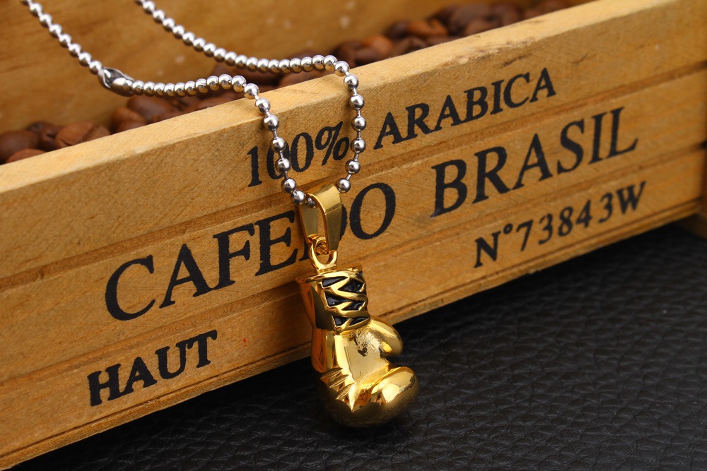 Men's And Women's Fitness Sports Boxing Gloves Necklace on Luulla