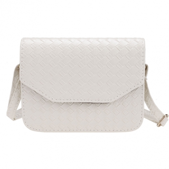 Fashion Women Weave Pattern Small Handbag One Shoulder Messenger Bag ...