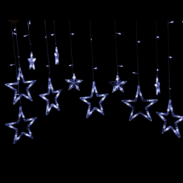 Homdox Waterproof Home Outdoor Christmas Holiday Led Hanging Star ...