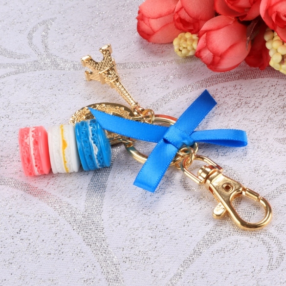 Fashion Romantic Beautiful Women Bow Key Chains Rings Bag Charm ...