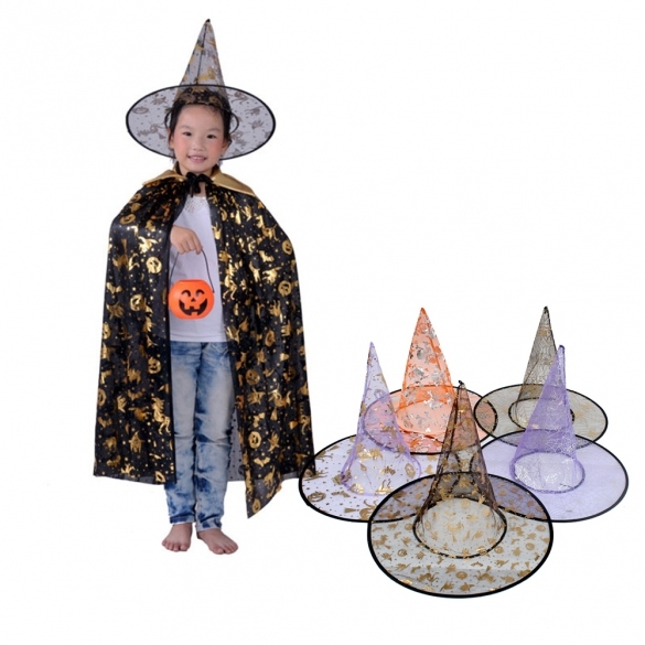 Fashion Wicked Witch Sorceress Hat Halloween Costume Fancy Dress ...
