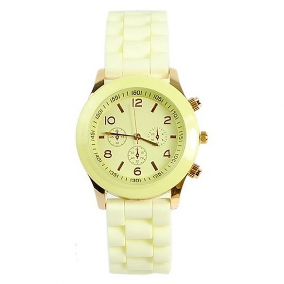 Ladies Brand Silicone Jelly Watch Quartz Watch on Luulla