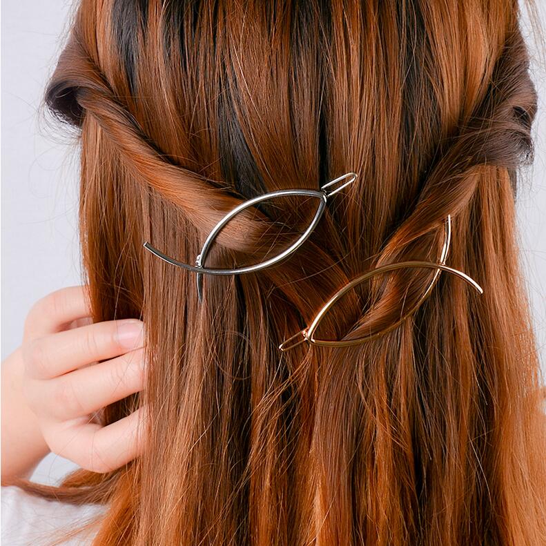 Cute Abstract Small Fish Hairpin on Luulla