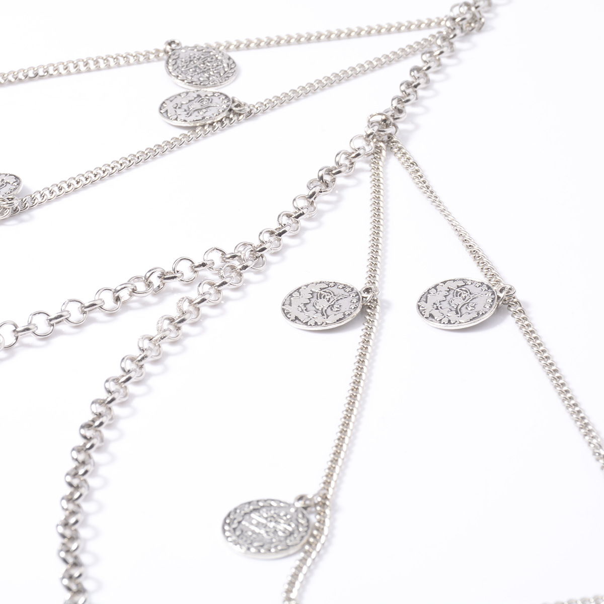 Exaggerate Personality Coin Tassel Leg Chain on Luulla