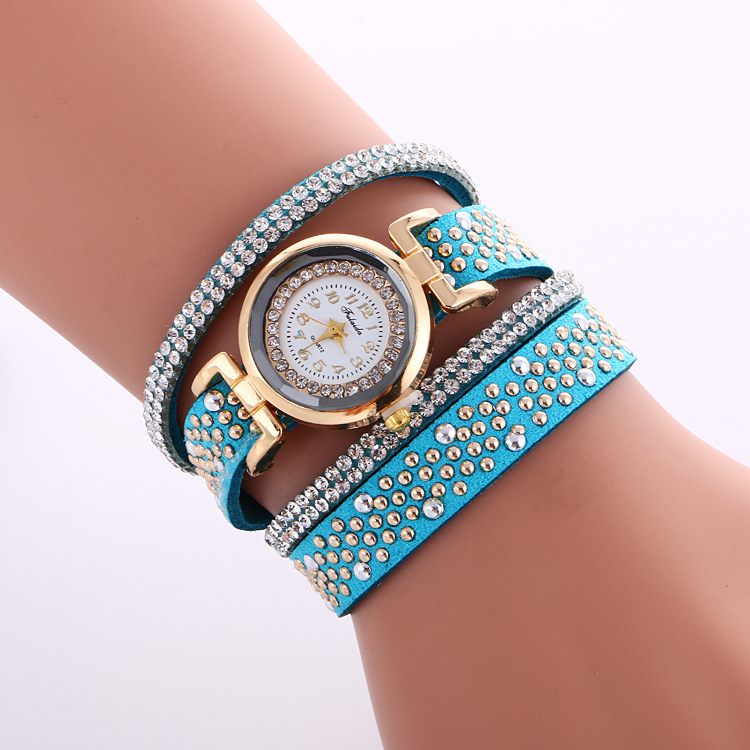 Rivet Lint Strap Fashion Small Dial Watch on Luulla