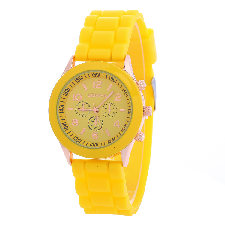 Sweet Candy Color Silicone Bracelet Watch on Luulla
