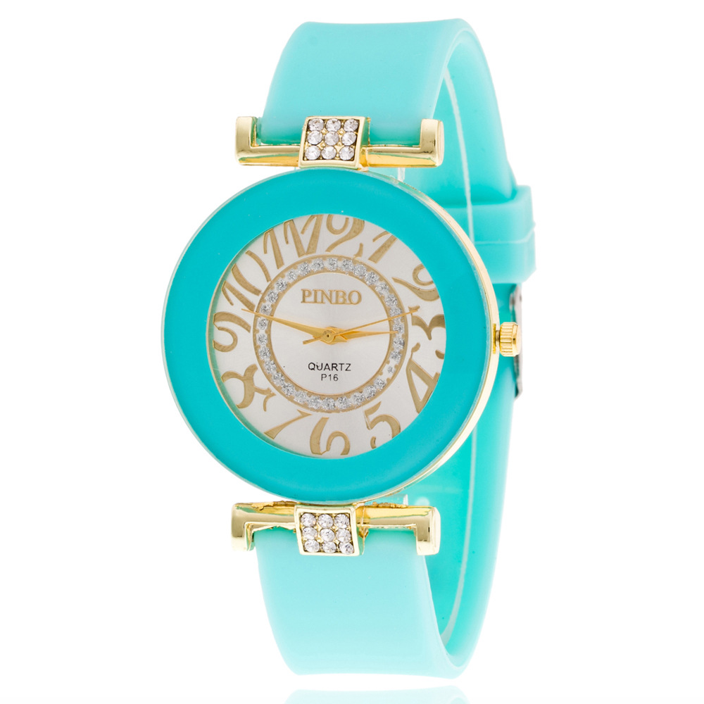 Crystal Digital Silicone Watch on Luulla